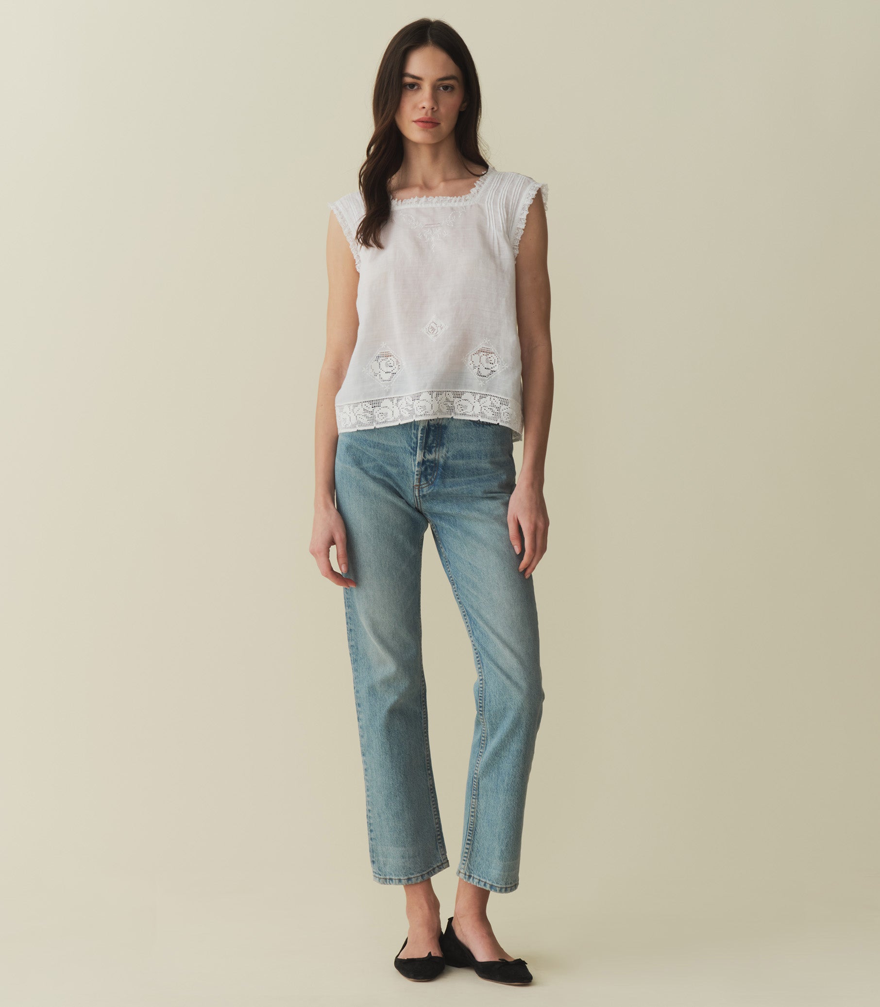Carlow Top - Salt | DÔEN