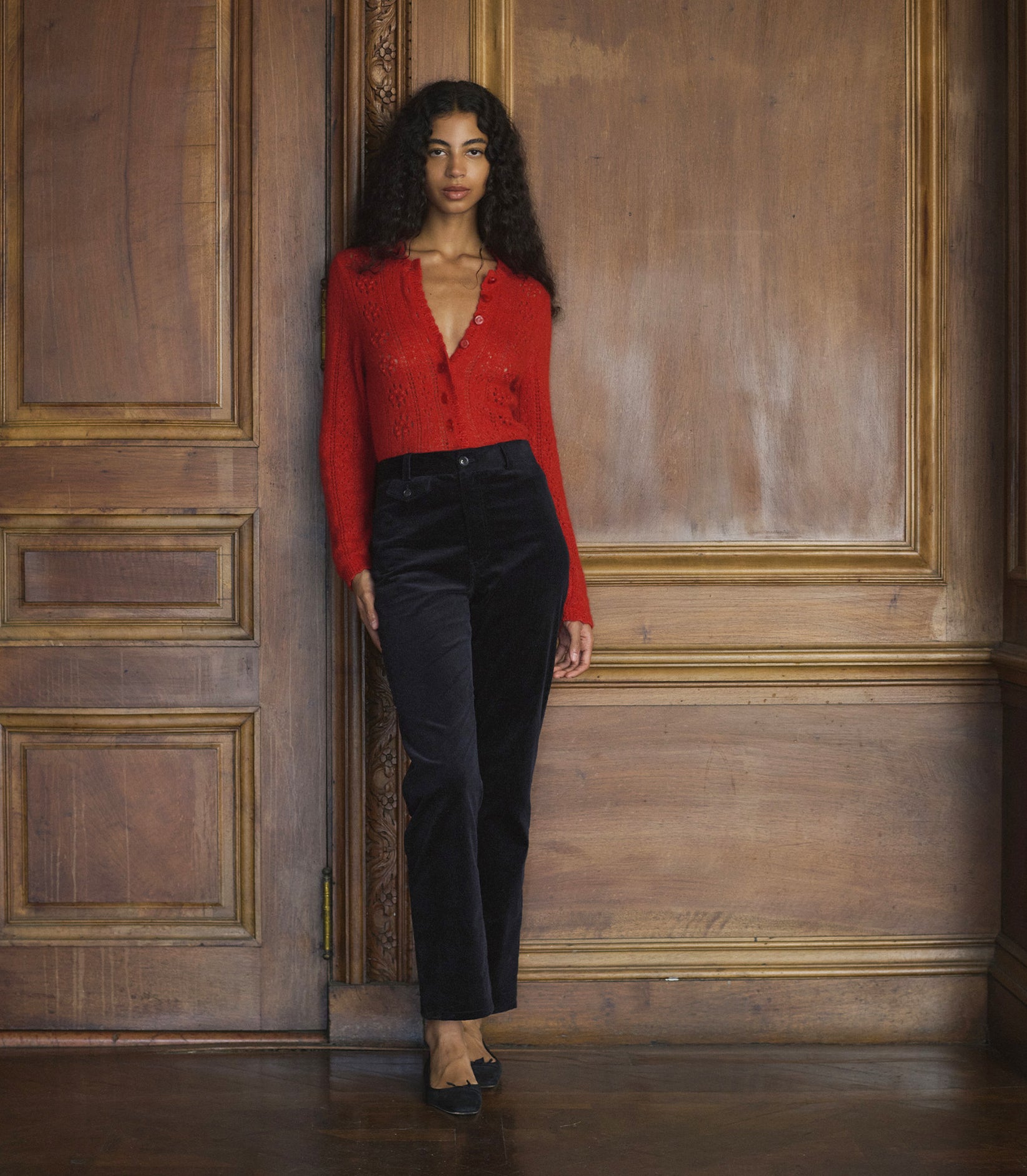 Cosette Cardigan - Cerise | DÔEN