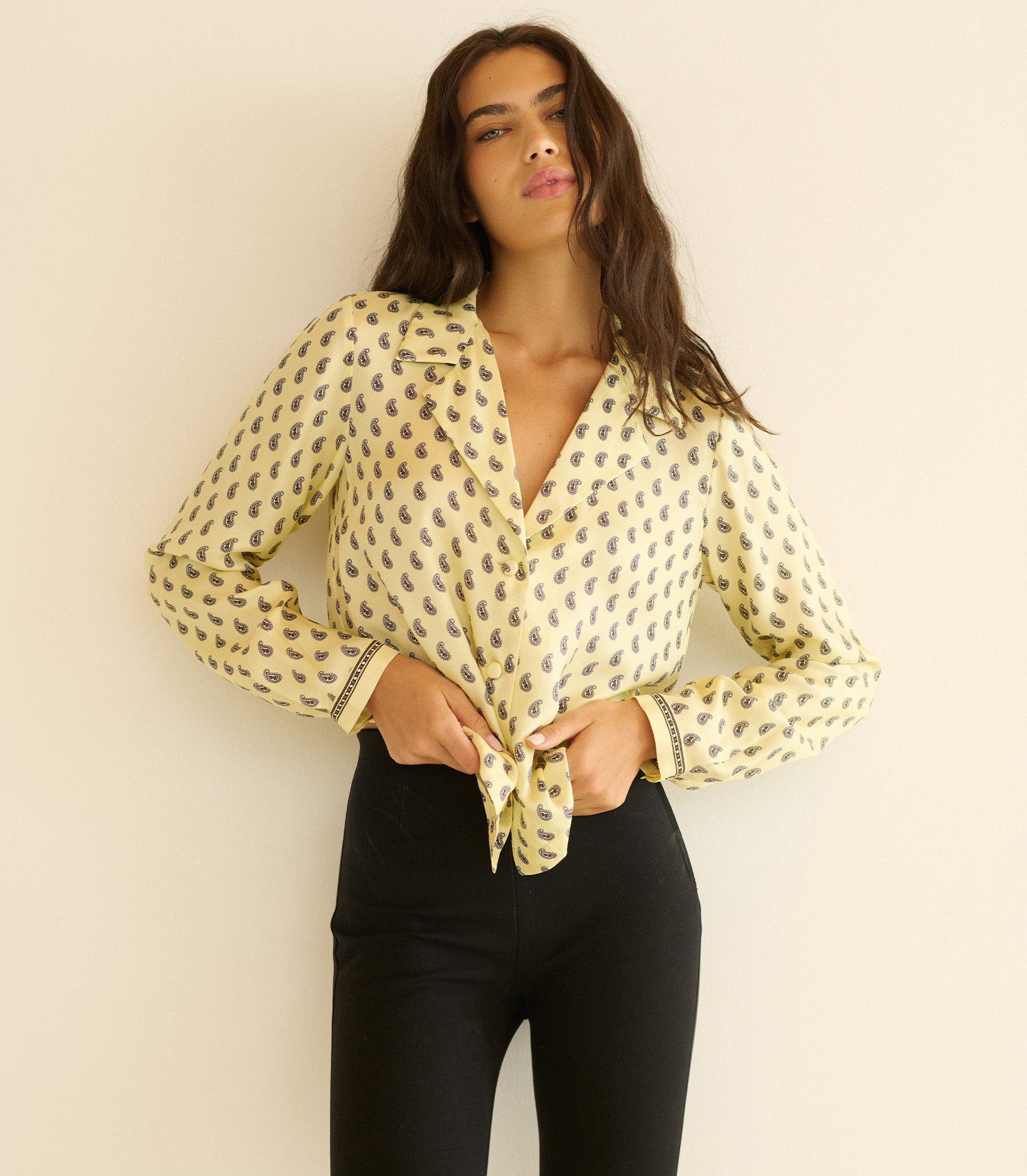Elene Top - Sunlight Taormina Paisley | DÔEN