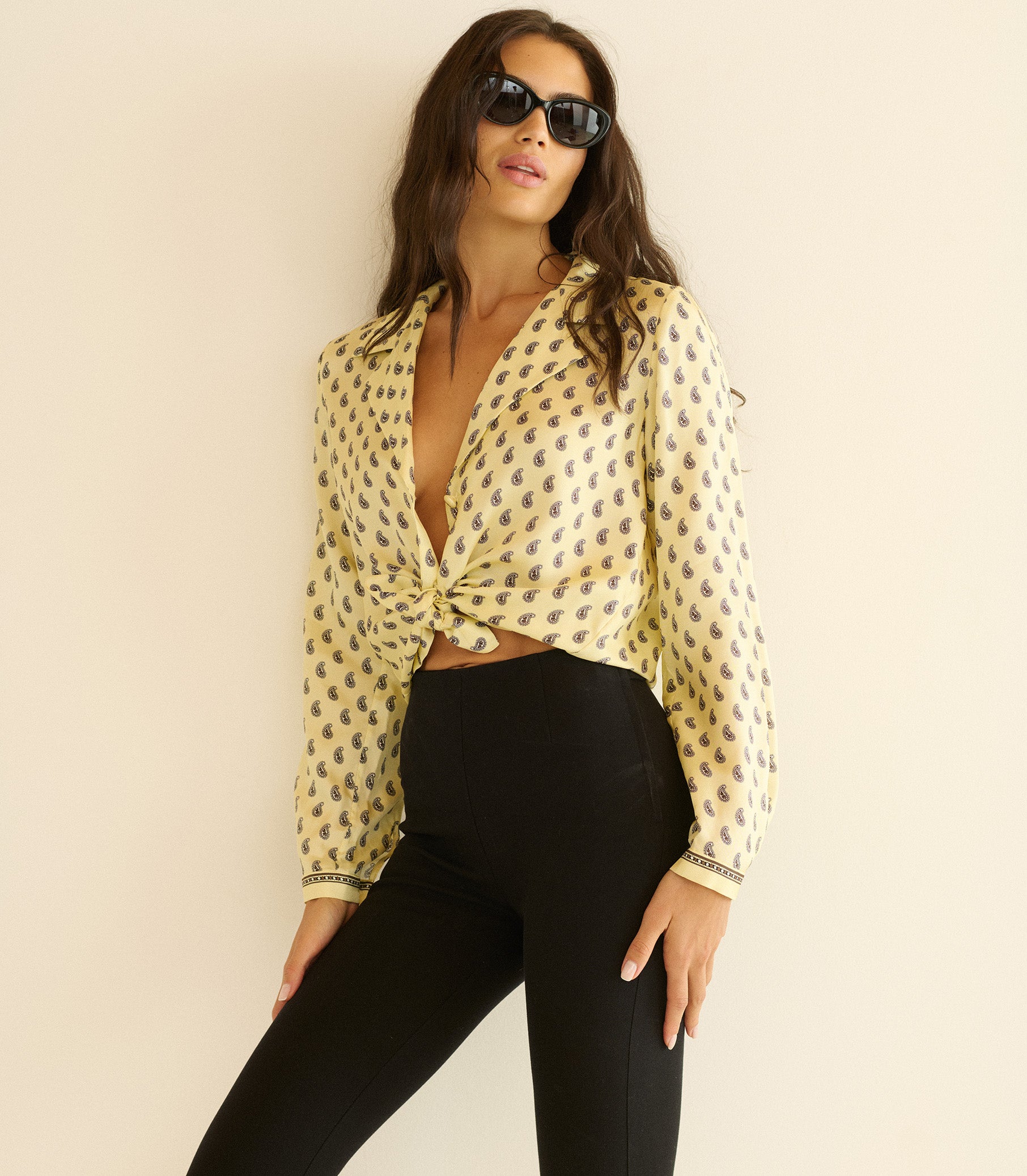 Elene Top - Sunlight Taormina Paisley | DÔEN