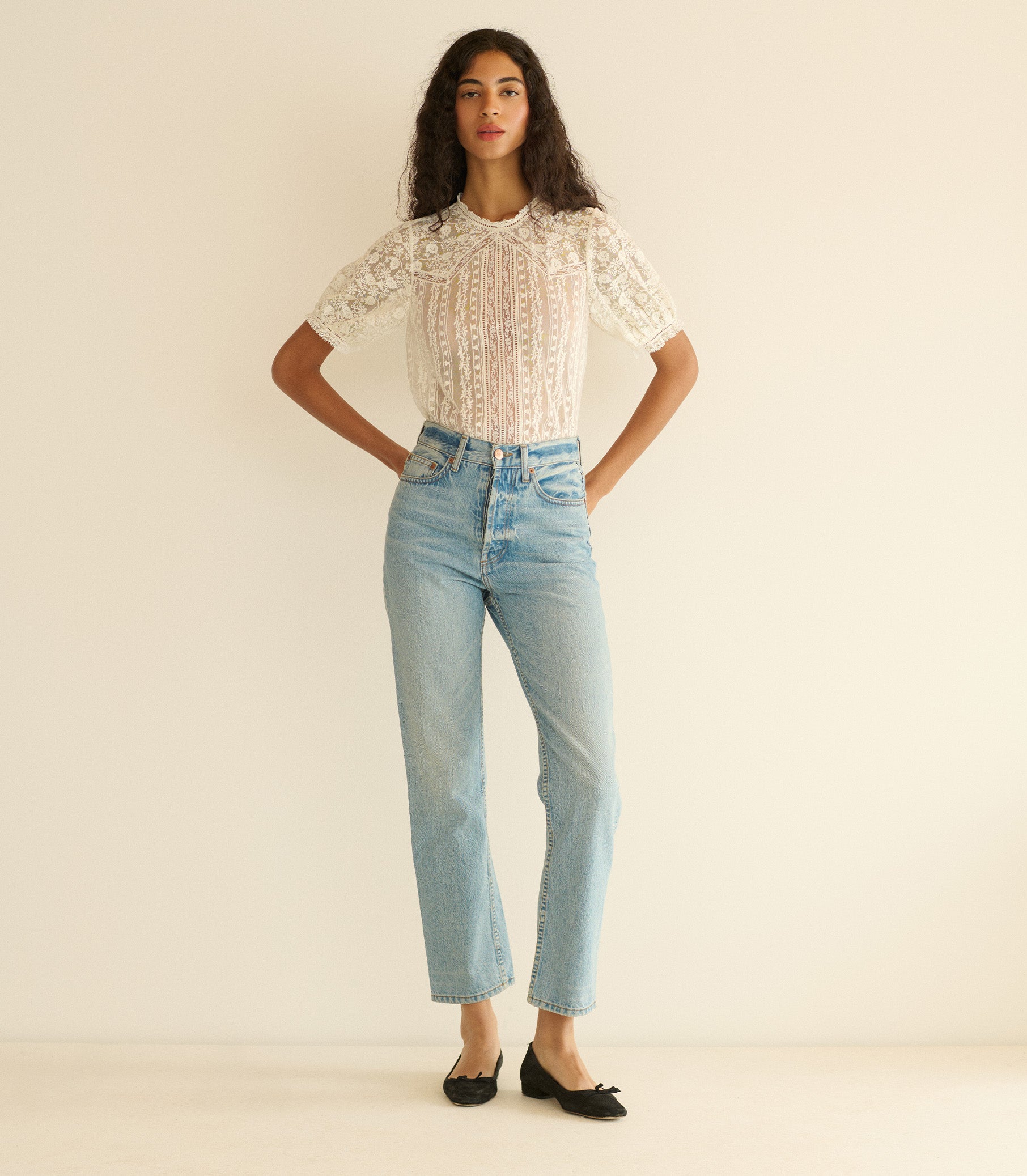 Idora Top - Salt | DÔEN