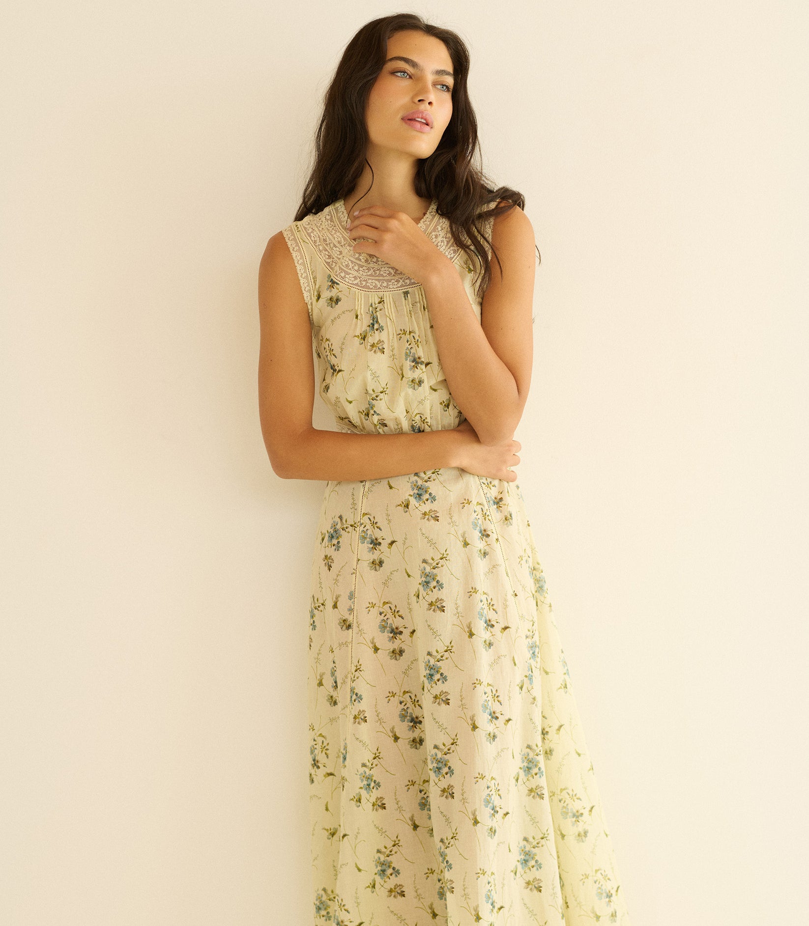Liliane Dress - Sunshine Prairie Rose | DÔEN
