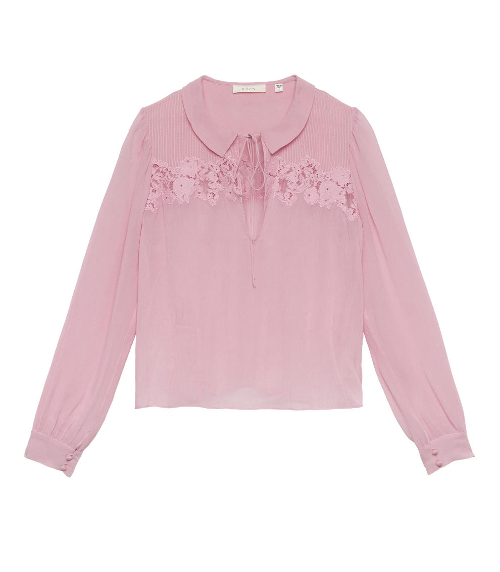 Liora Top - Pink Hydrangea | DÔEN