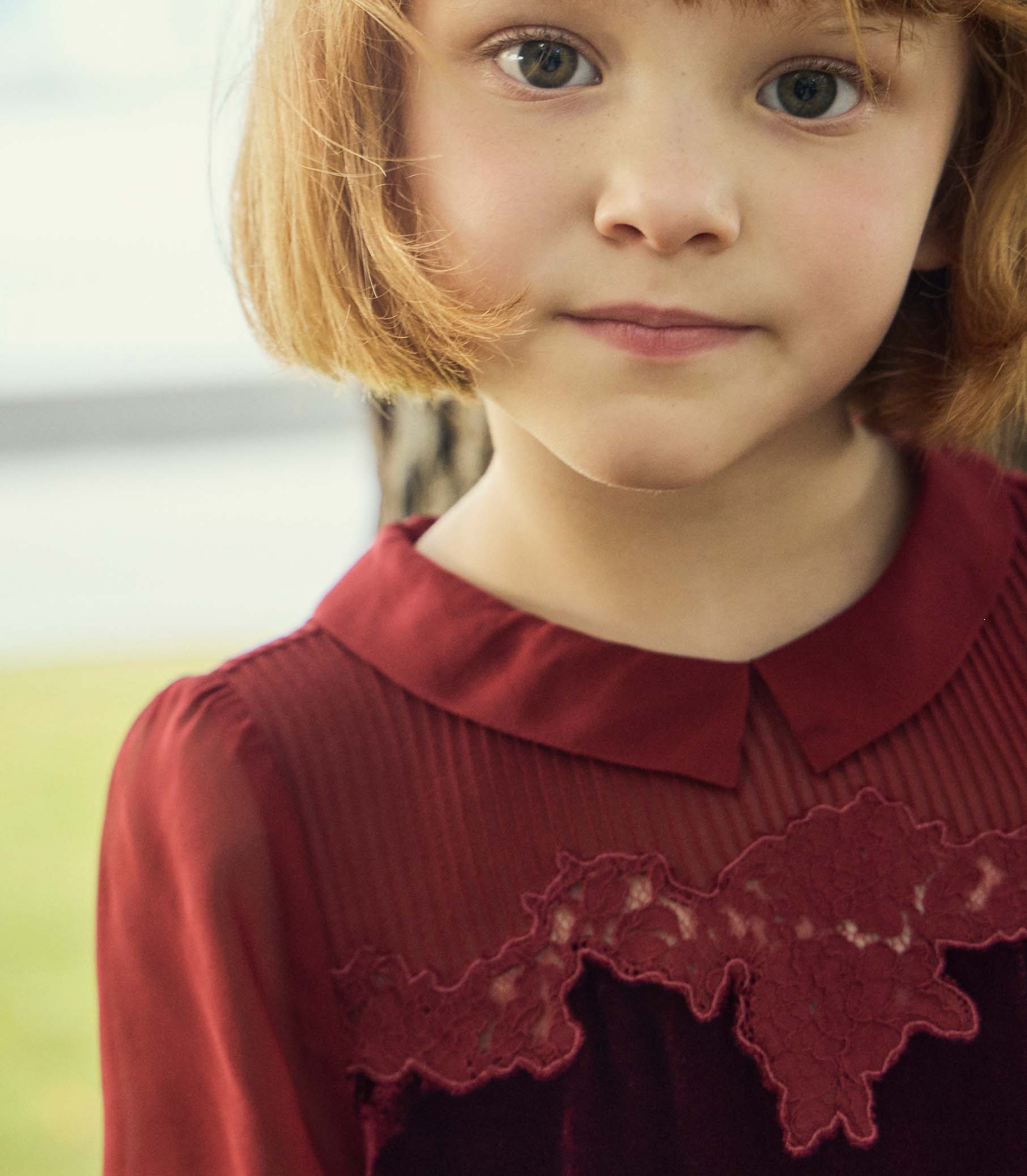 Little Madelynne Dress - Vino Rosso | DÔEN