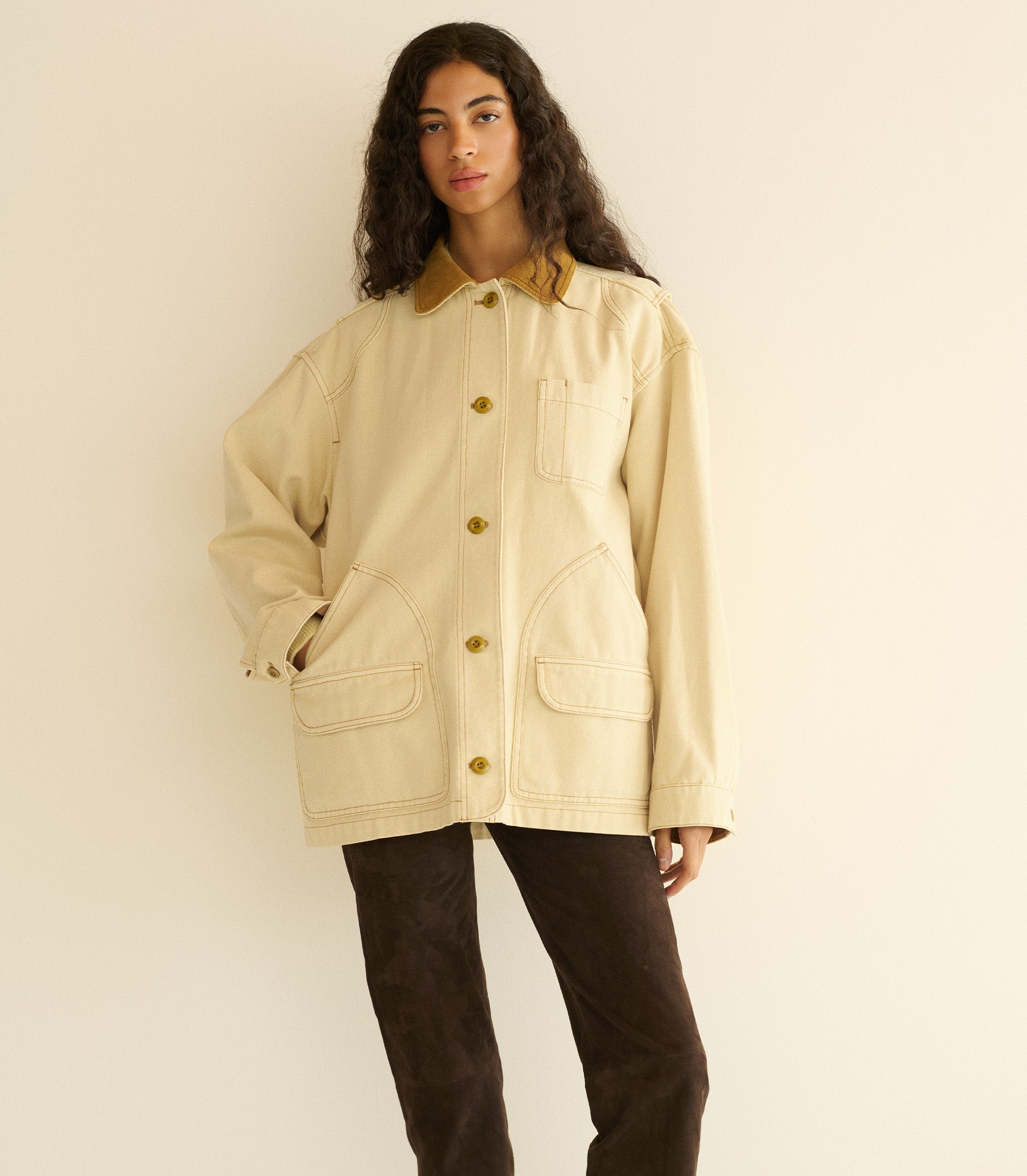 Pascual Jacket - Straw | DÔEN