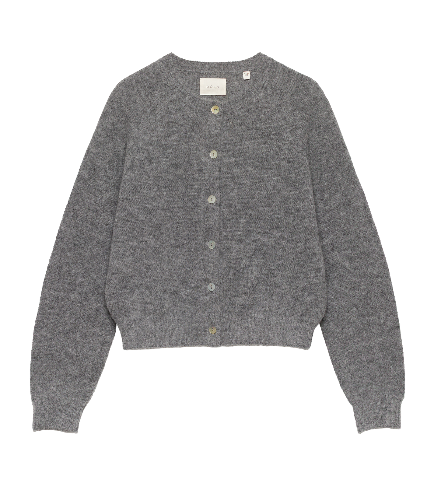 Petra Cardigan - Dark Heather Grey | DÔEN