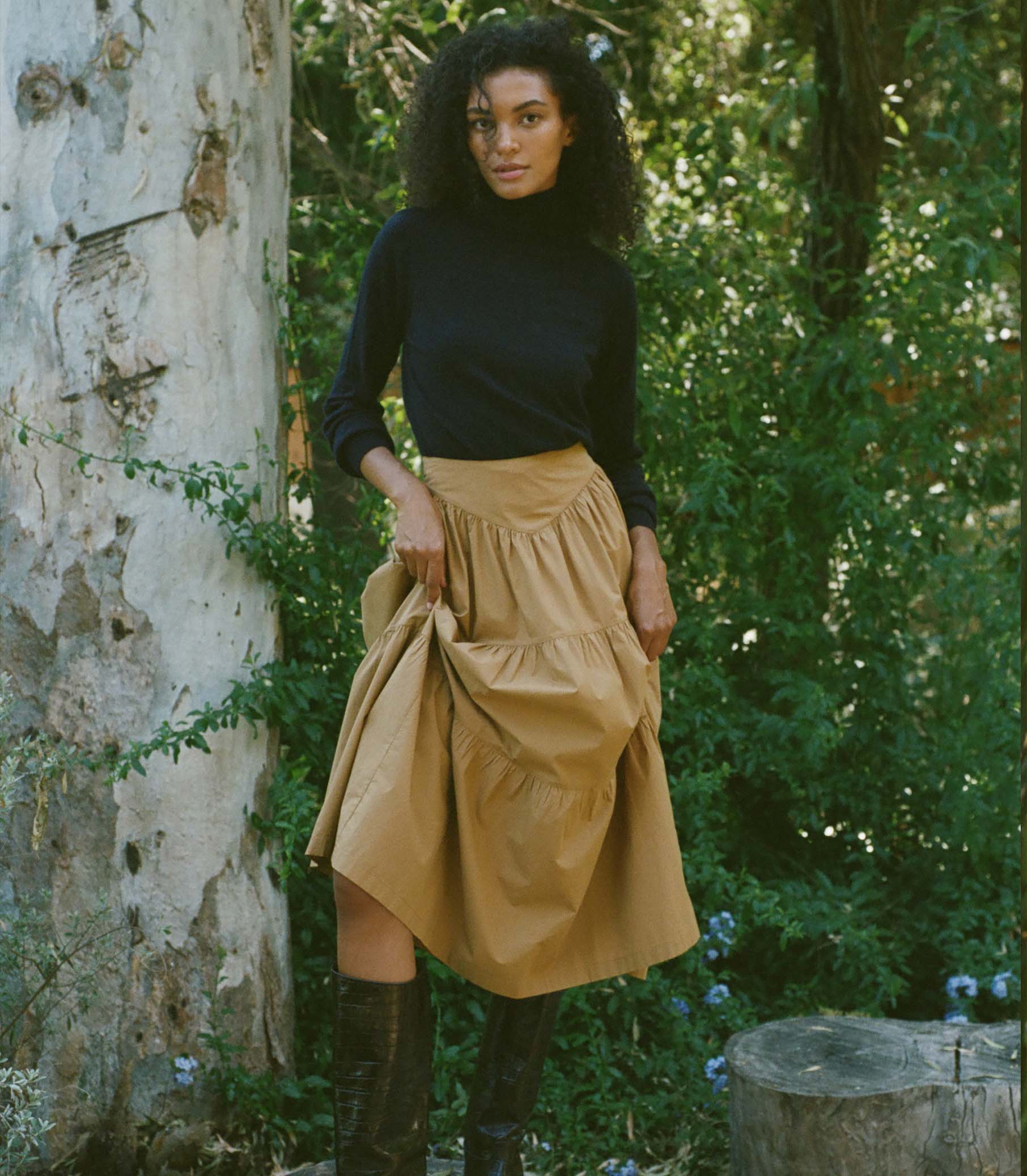 Sanremo Skirt - Coriander | DÔEN
