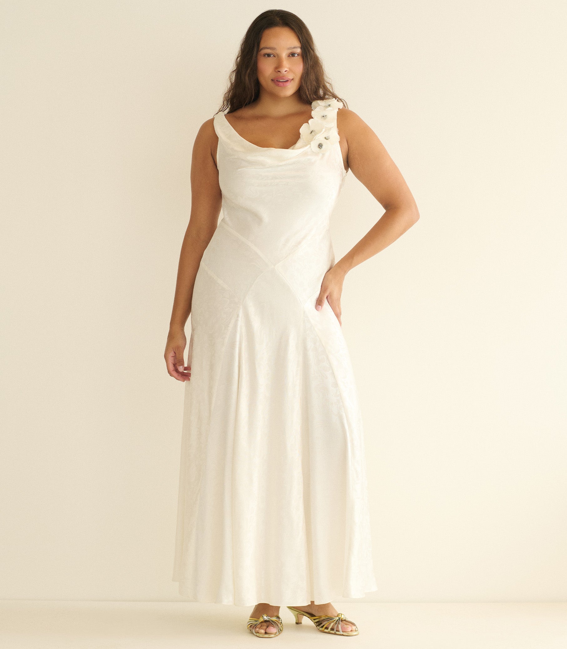 Solena Dress - Salt | DÔEN