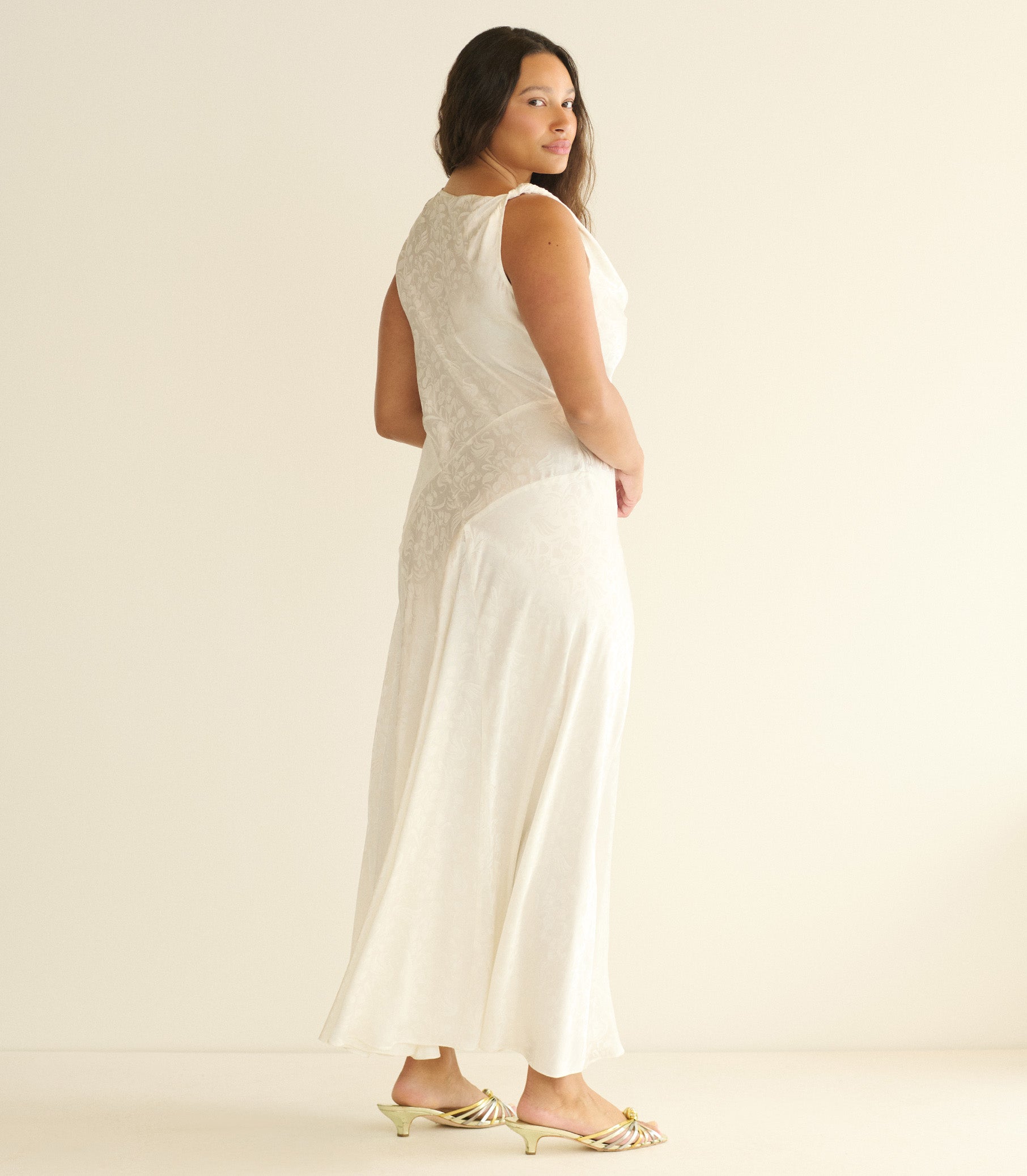 Solena Dress - Salt | DÔEN